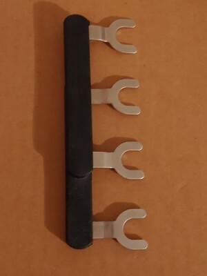 NEW! 20 Pack Case Steel Jumper Bar 4 Position Terminal Block Strip ...