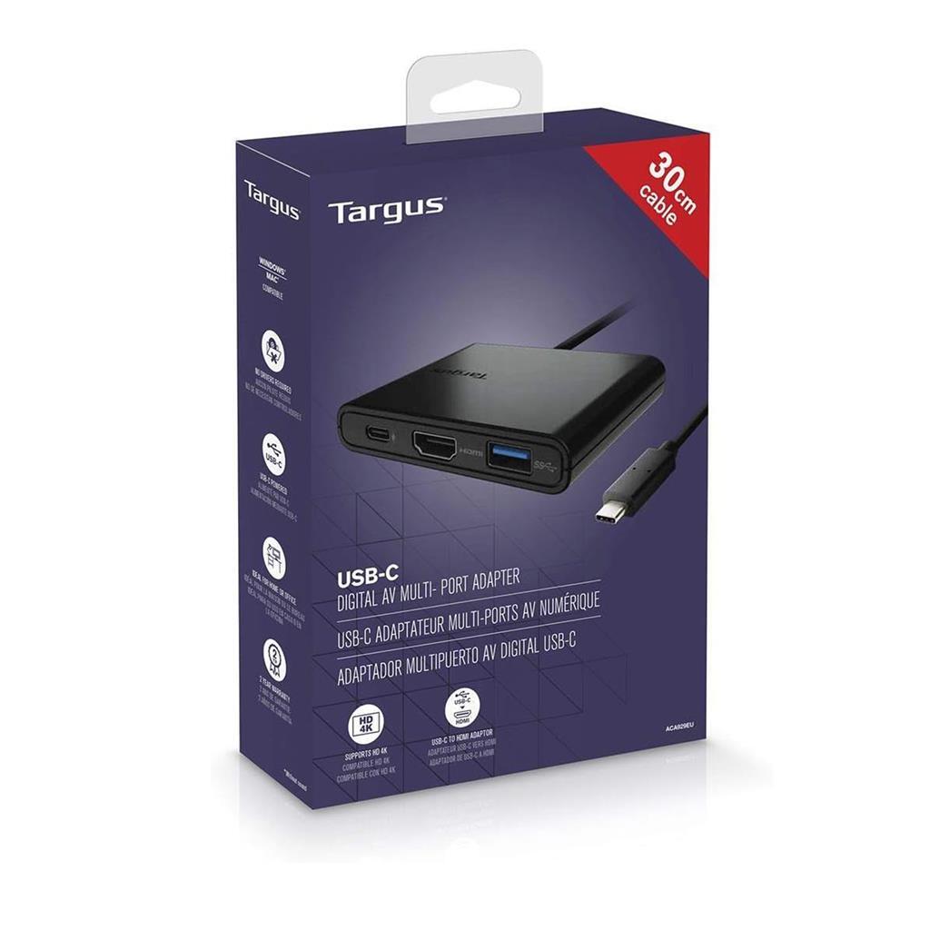 Targus Laptop Dock/Port Replicator Wired USB 3.1 Gen 1 Type-C Black ...