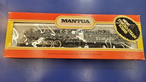 MANTUA 328-01 HO Scale Steam Loco #4073 Santa Fe ATSF Tender Smoke ...
