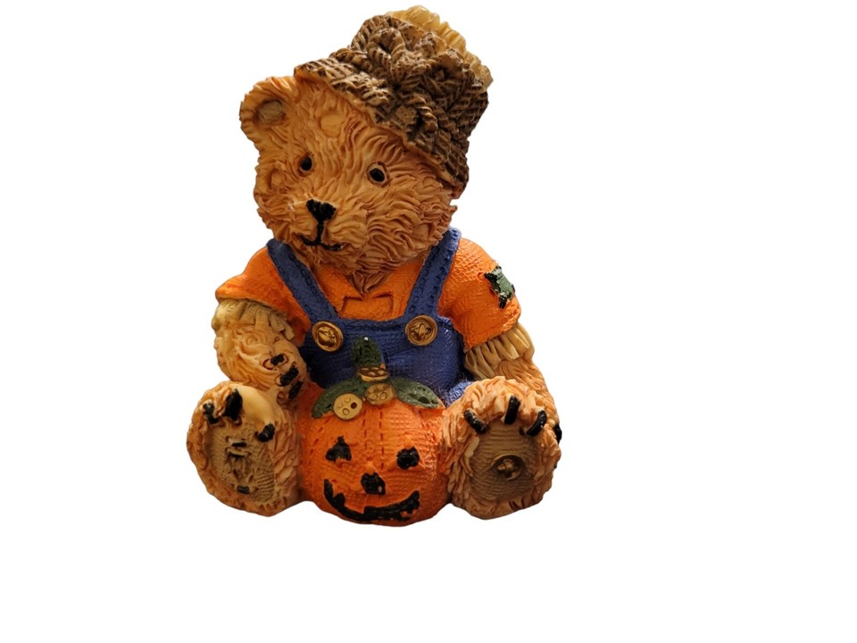 (3) Halloween Vintage Resin Bears Handpainted 3" Tall Figurines | eBay