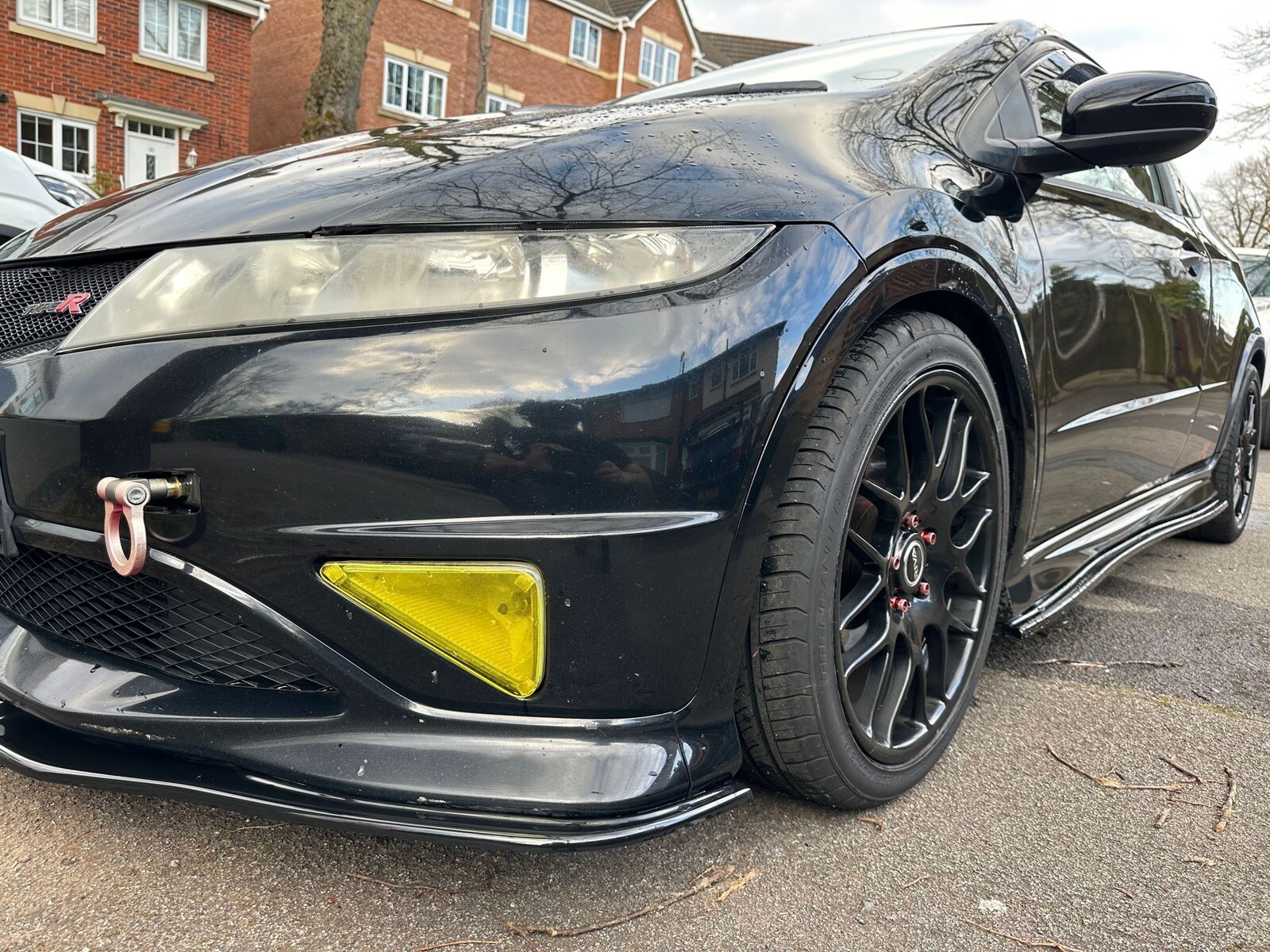 HONDA CIVIC FN/FN2 TYPE R/ TYPE S FRONT LIP SPOILER SPLITTER BODYKIT ...