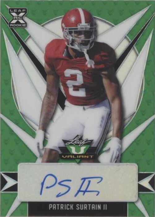 2021 Leaf Valiant - Patrick Surtain II #BA-PS2 /99 (AU, RC) for sale ...