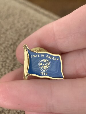 State Of Oregon Flag Lapel Pin (GW2) | eBay