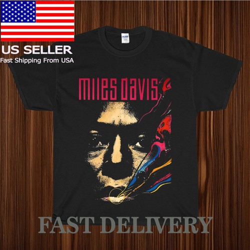 NEW SHIRT MILES DAVIS MENS LOGO T-SHIRT UNISEX FUNNY AMERICAN USA SIZE ...