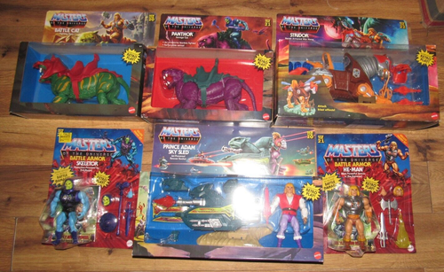 Masters of the Universe MOTU Origins lot Sky Sled Battle Armor He Man ...
