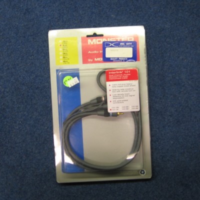 Monster . 1 meter / (39") . Dual Channel Audio Cable | eBay