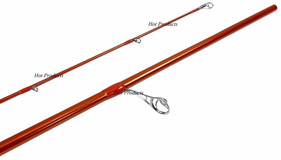 Carrot Stix SPINNING 10' MEDIUM Wild Orange Salmon Steelhead Fishing ...