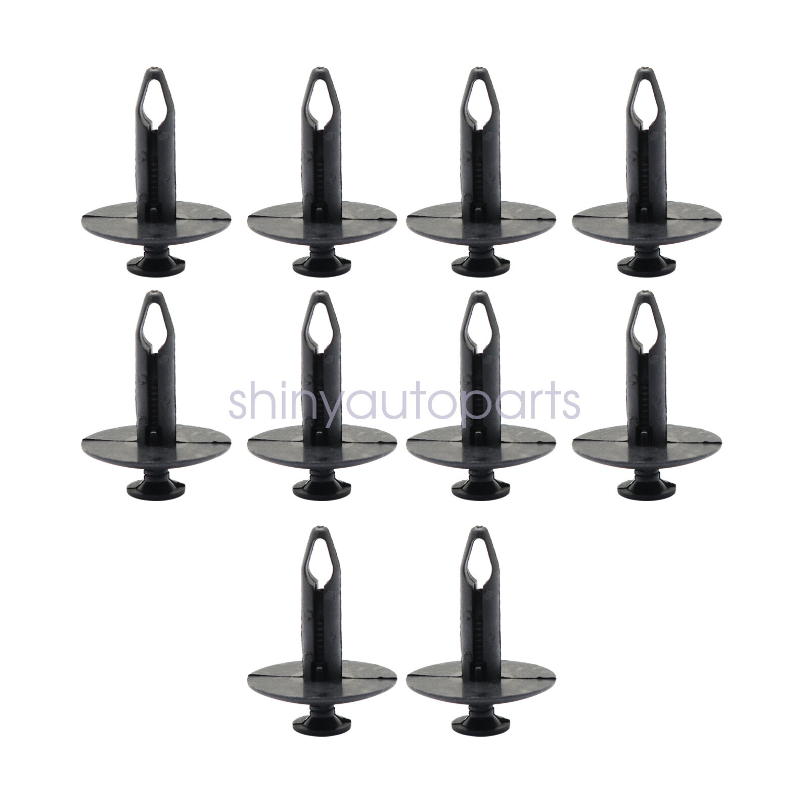 10x For Ford F-250 1997-1999 Radiator Cover Retainer Clips Rivets ...