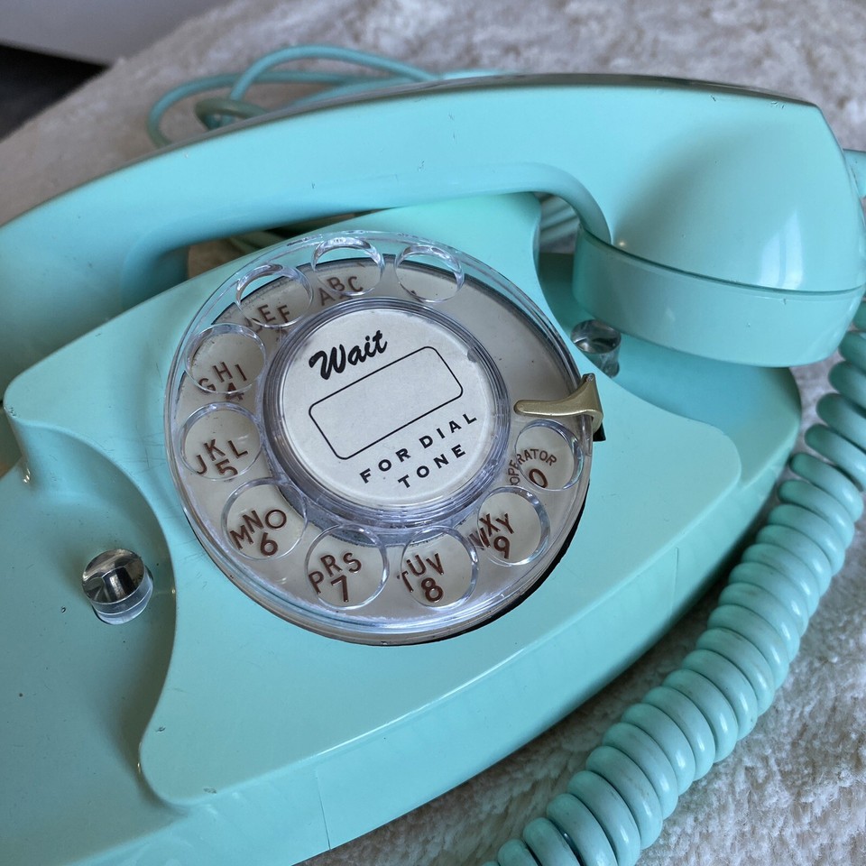 Rotary Phone Dial Card Insert "Wait For Dial Tone" Design | eBay