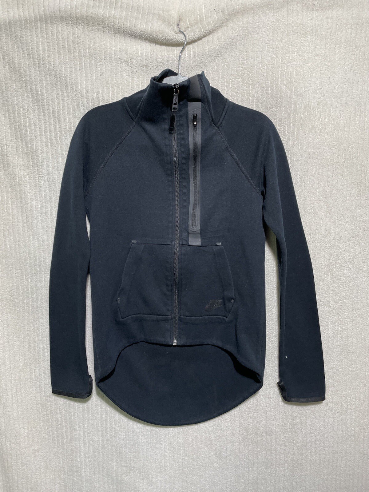 NIKE Womens Tech Fleece Cape Hoodie Full Zip Jacket S… - Gem