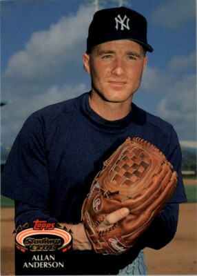 1992 Stadium Club MLB Allan Anderson #767 | eBay