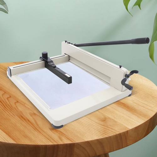 HFS Heavy Duty Guillotine Paper Cutter - 17" Commercial Metal Base A3 ...