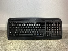 Logitech Wireless Black Keyboard Only No Receiver Y-r0067 Untested for ...