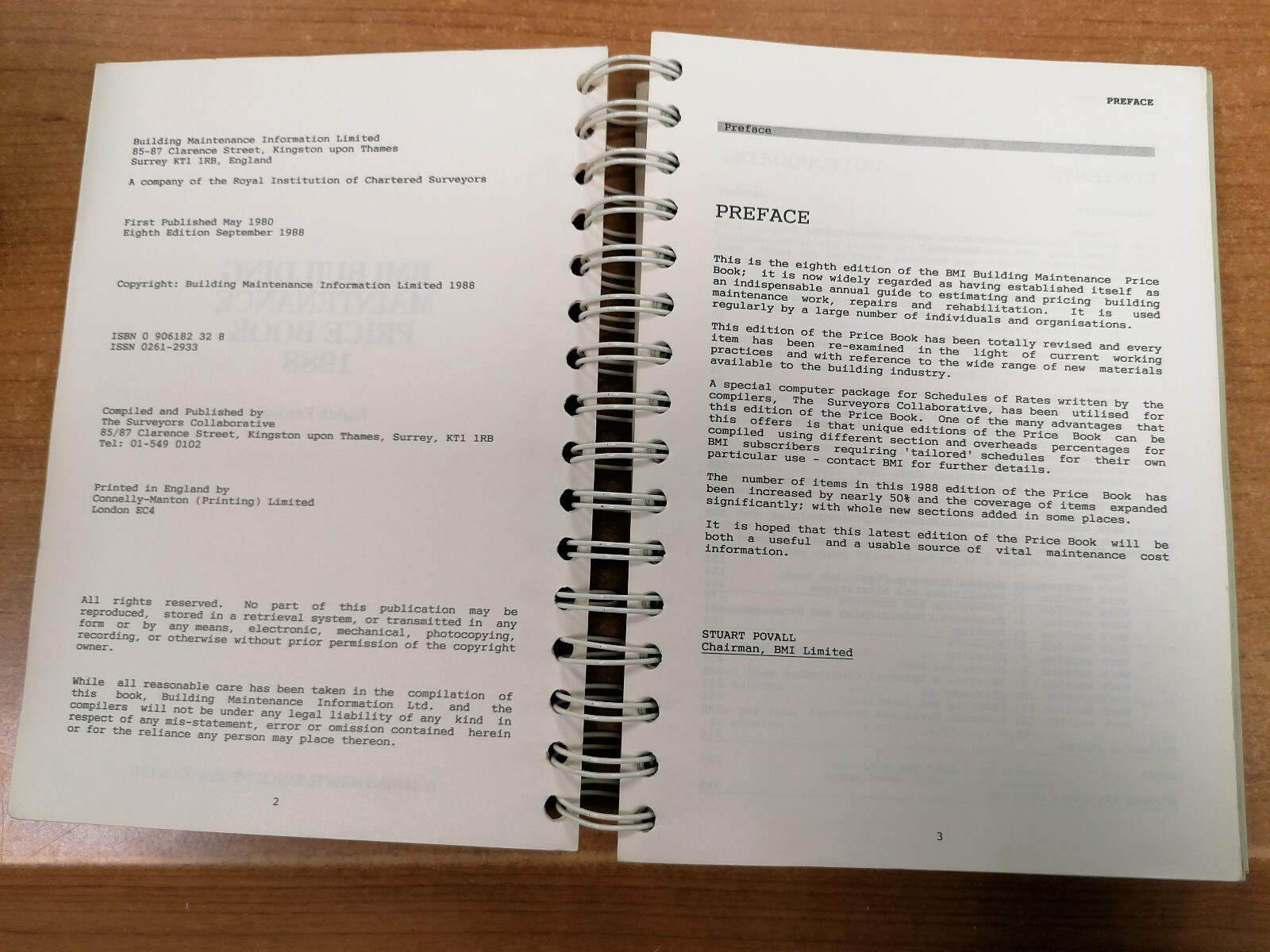 (Good)-BCIS Building Maintenance Price Book 1988 (Spiral-bound)- | eBay UK
