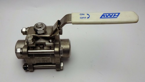 1 Zoll AWH Edelstahl Kugelhahn mit 1" Schweißenden Dichtungen: PTFE ...