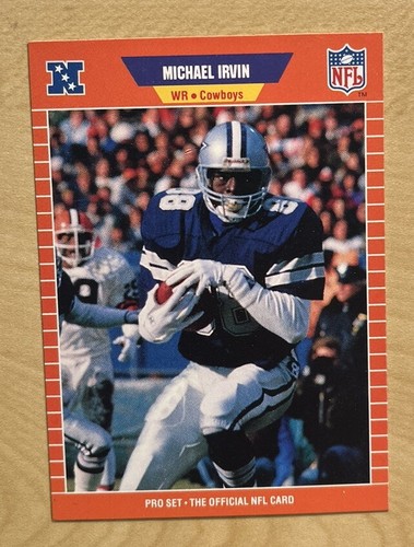 Michael Irvin 1989 Pro Set Rookie Card #89, NM-MT | eBay