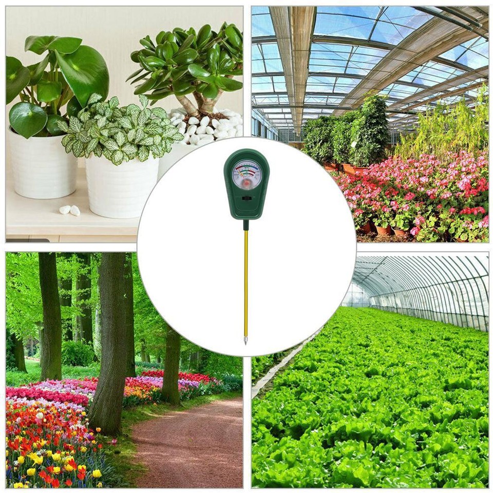 3-in-1 Soil Test Kit, Soil Moisture Meter/Soil ph Meter/Fertility Soil ...