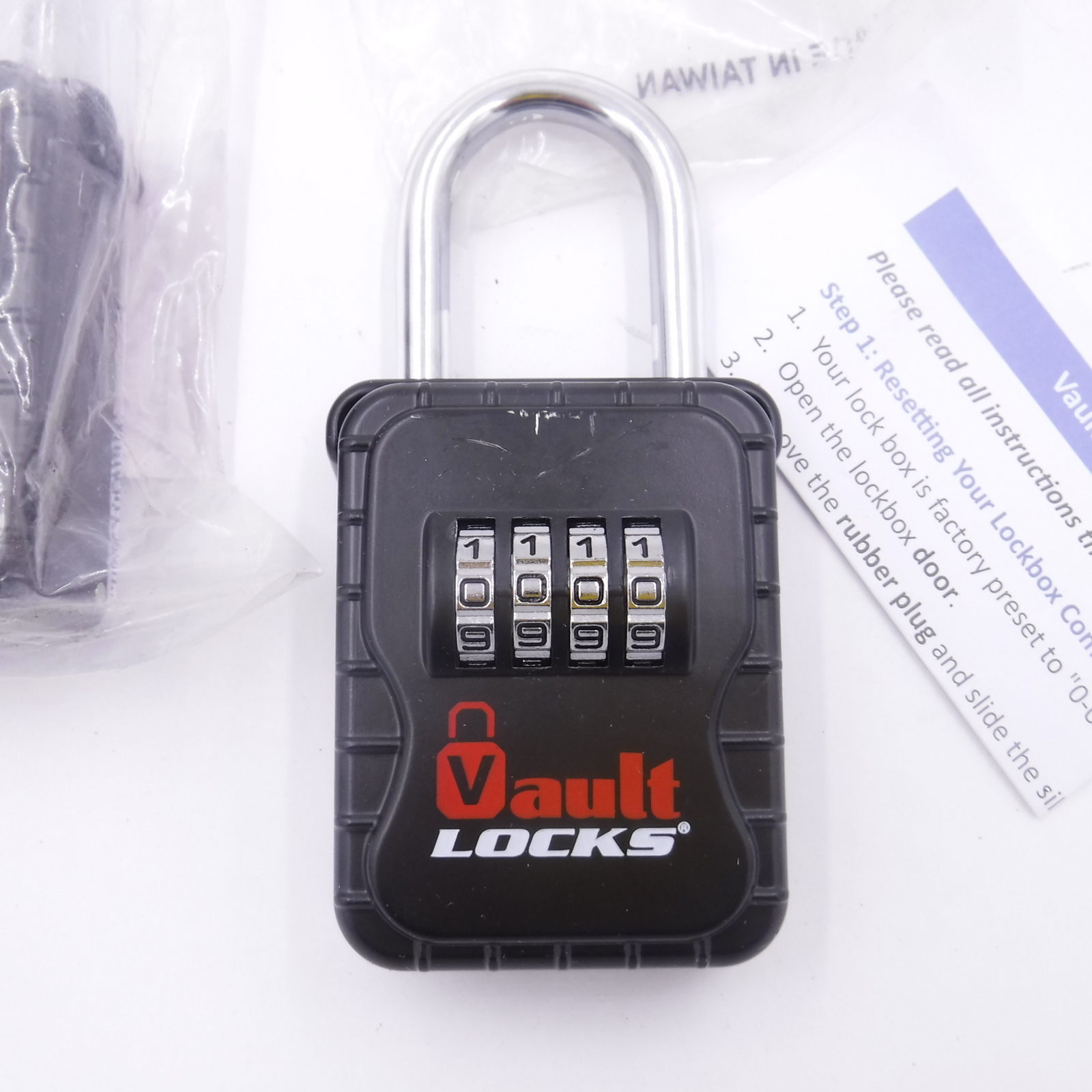 2 Pack Vault Locks 3200 Combo Lockboxes Hide A Key Hanging Realtor Lock ...