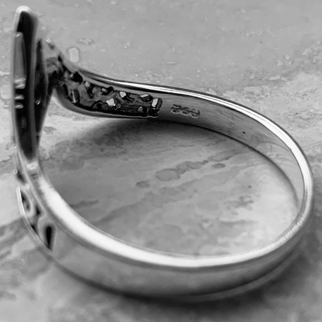 Sterling Silver Filigree V Shape Ring, Silver Ring, Filigree Ring, Boho ...