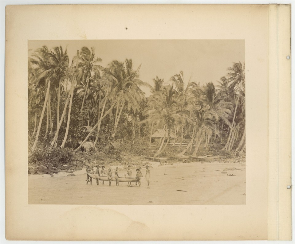 American Samoa Civil War 1890 German Navy Gunboat Cabinet Card ...