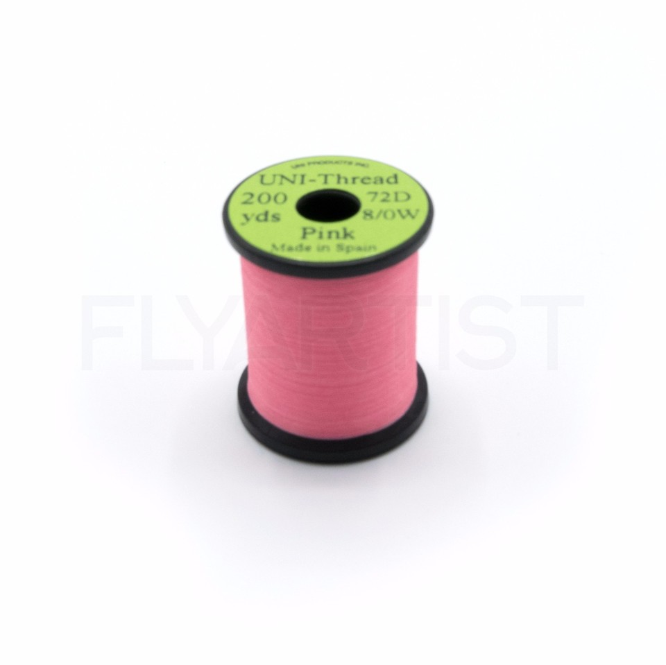 UNI THREAD 8/0 - Fly Tying & Jig Waxed Thread - 200 yd Spools in 20 ...