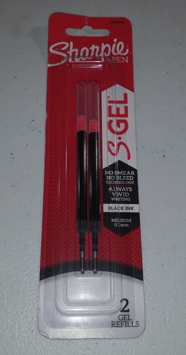 Sharpie Pen S-Gel 2 Gel Refills Black Ink Medium 0.7mm NEW 2096168 | eBay