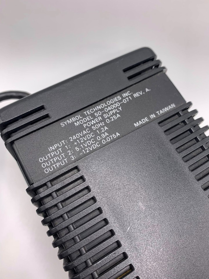 Symbol Technologies Inc. 12v Power Supply for Vintage Computer / Disk ...