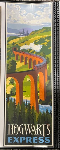 Steve Thomas HOGWARTS EXPRESS Print, Harry Potter, 12x36, xx/150, BNG Bottleneck | eBay