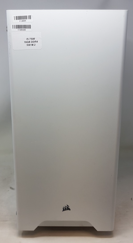 Corsair White Gaming PC - i5 16GB DDR4 RAM CX550M 500GB M.2 Windows 10 ...