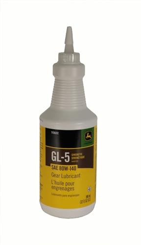 John Deere Original Equipment GL-5 Synthetic SAE 80W-140 Gear Lubricant ...