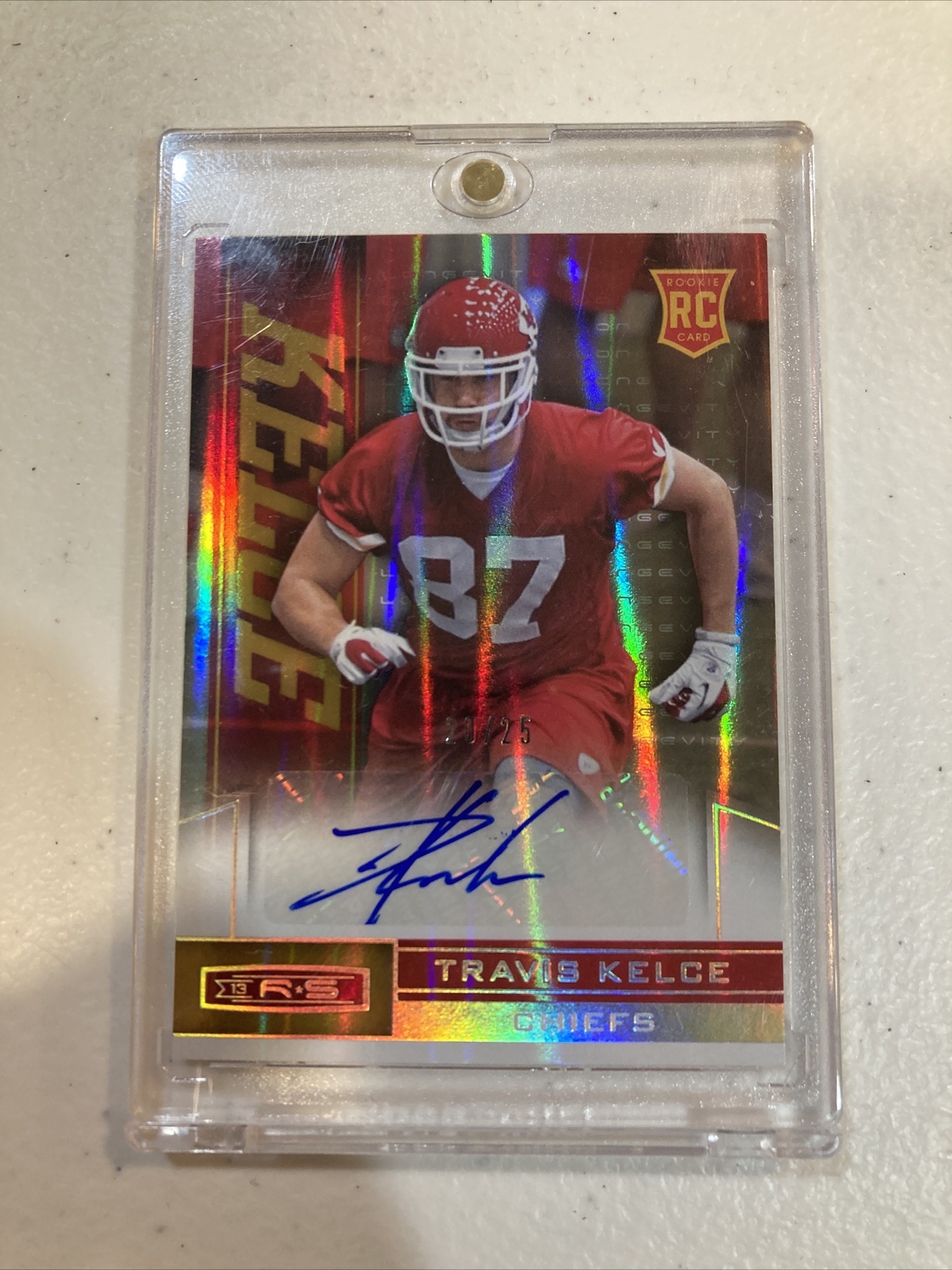 Travis Kelce Autographed Memorabilia | Signed Photo, Jersey ...