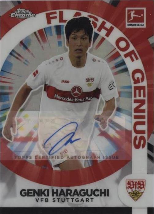 2022-23 Topps Chrome Bundesliga - Flash of Genius Genki Haraguchi #FG ...