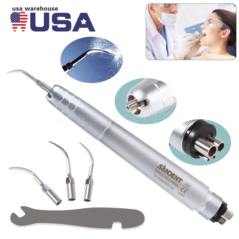 Dental Ultrasonic Air Perio Scaler Handpiece Hygienist 2 &4-Holes with ...