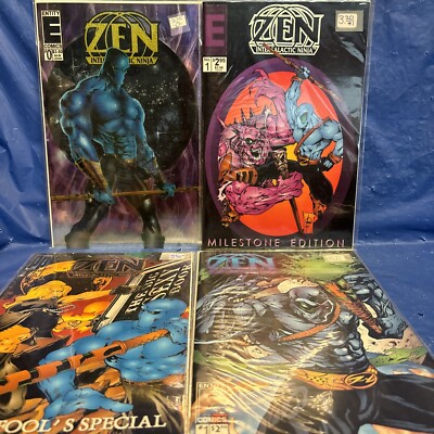 Lot of 4 Zen Intergalactic Ninja Comics #0, 1, 1, 1 | eBay