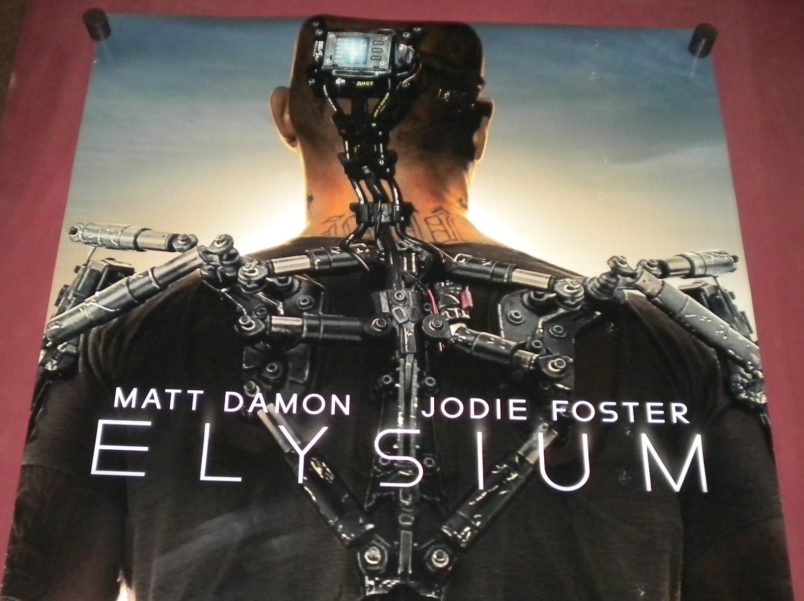 Elysium Movie Poster 27x40 D/S Matt Damon Jodi Foster Sharito Copley ...