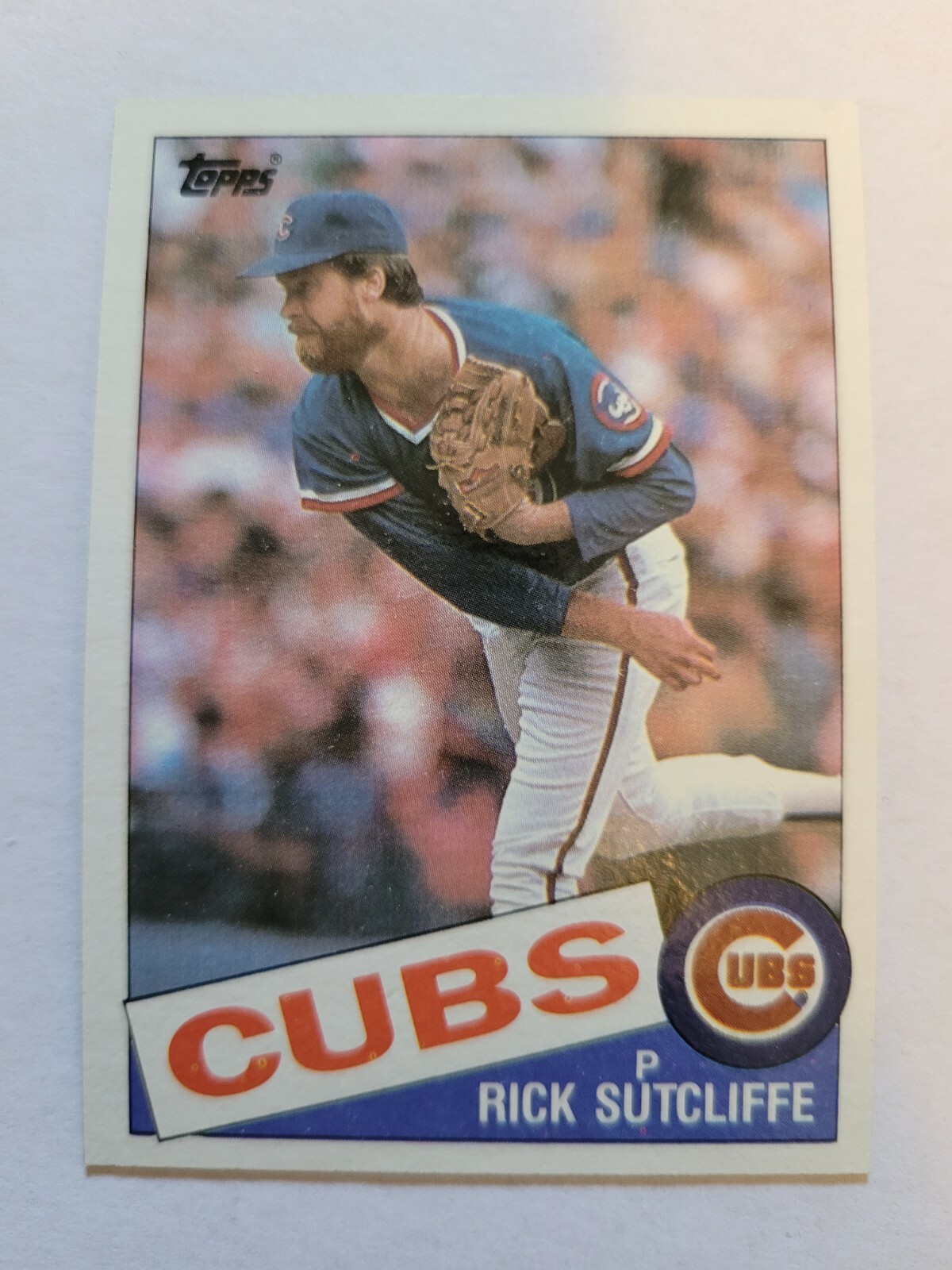 1985 TOPPS RICK SUTCLIFFE #72 NM | eBay