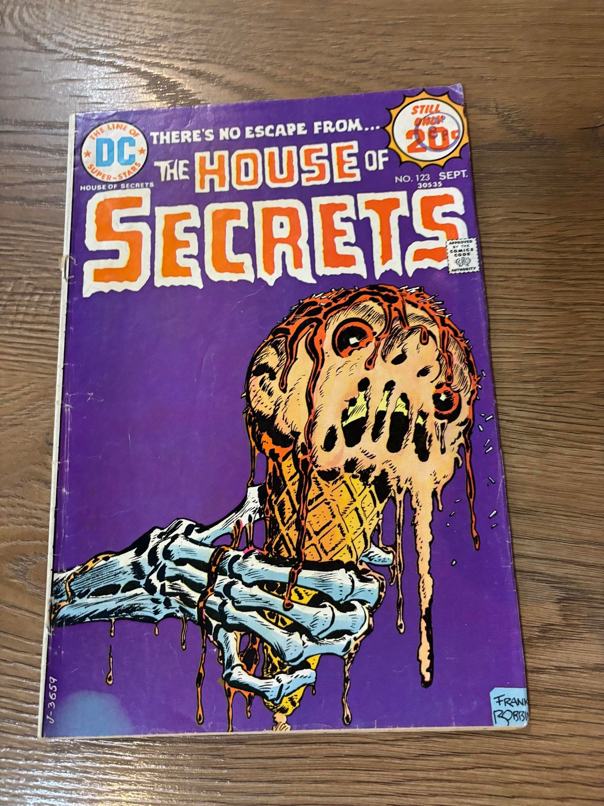 House of Secrets #123 - DC Comics - 1974 -Frank Robbins Ice Cream Cone ...