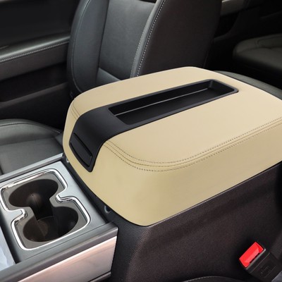 Tan Center Console Lid Armrest Cover Replaces For 2007-2014 Silverado ...