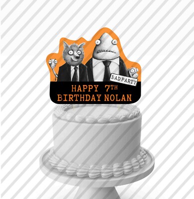 Bad Guys Cake Topper Centerpiece Decoration Party Birthday Books Kids ...