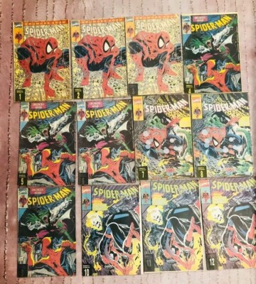 Spider-Man #1 To #12 (1990) ALL ISSUES TURKISH TURKEY Comic 1996 Todd ...