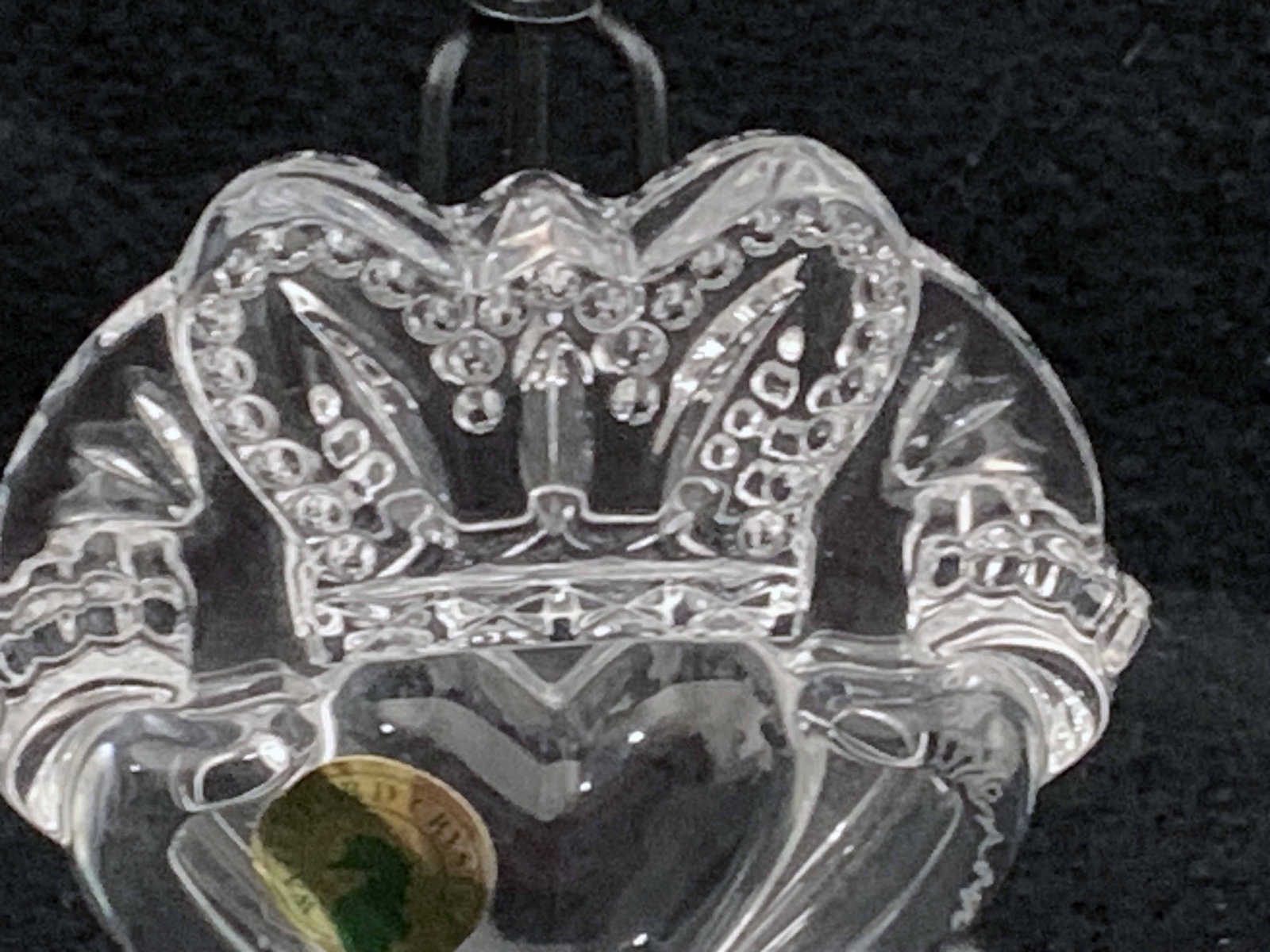 Waterford Crystal Artist Signed Tom Brennan Paperweight Irish Claddaugh ...