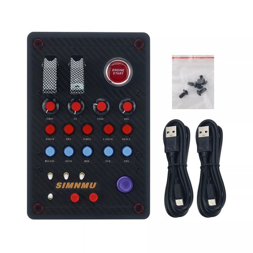 SIMNMU Button Box SIM Racing Control Box Racing Simulator with RGB ...