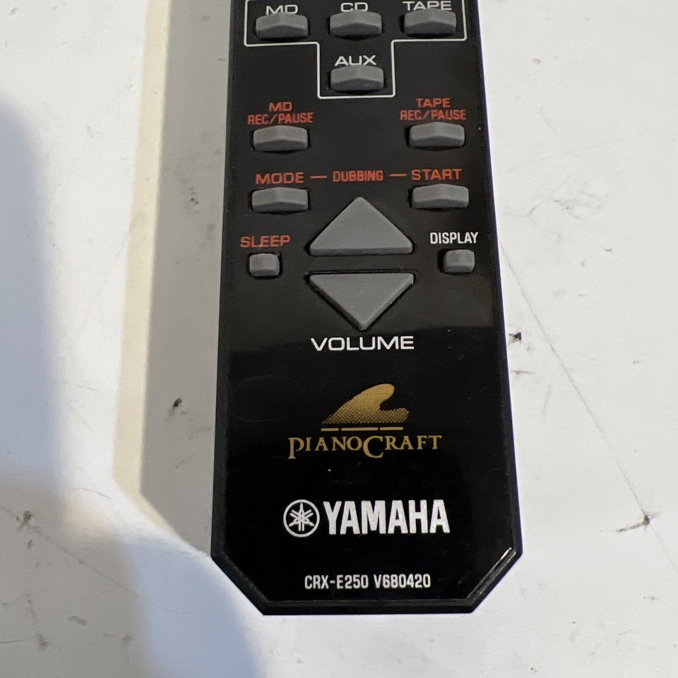 Authentic OEM Yamaha CRX-E250 V680420 PianoCraft Stereo Remote Control ...