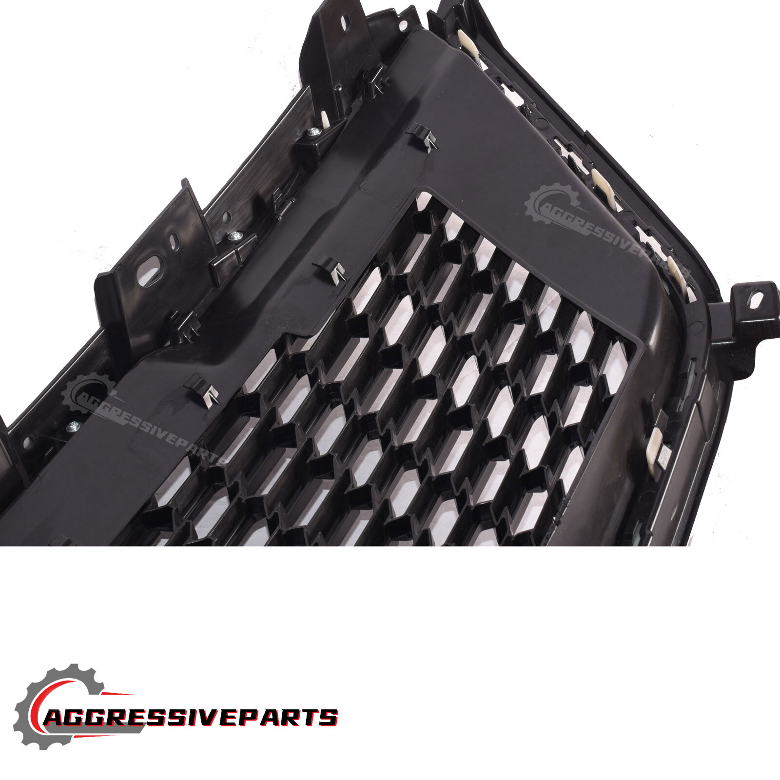 Front Upper Grille Diamond Style Gloss Black For Cadillac XT5 2017-2021 ...