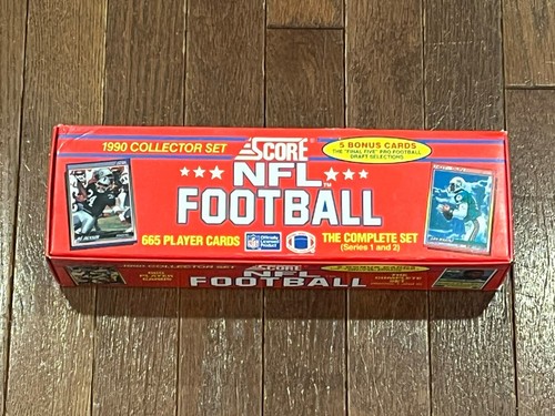 1990 Score Football Complete Set 1-665 Sharp! Bo Jackson Sanders Rice ...