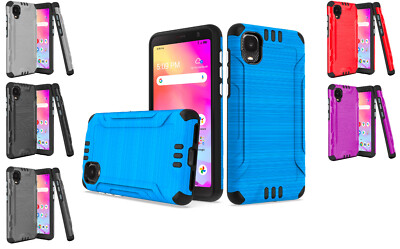 Tempered Glass / Metallic Hybrid Cover Phone Case For TCL A30 5.5" | eBay
