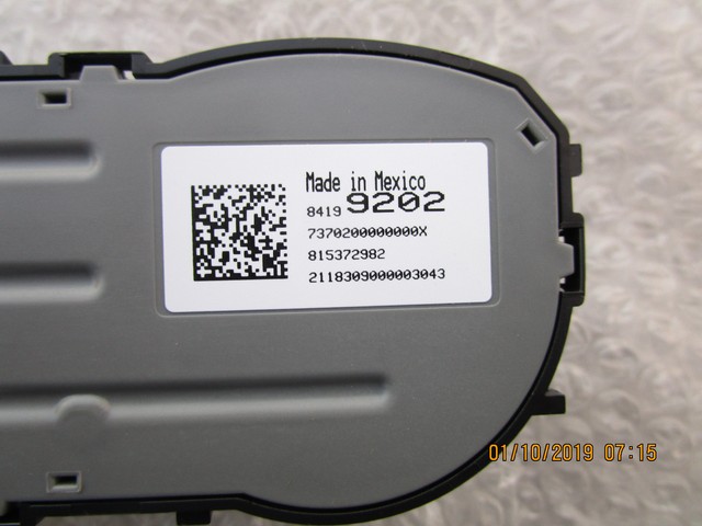 GM GMC Chevy 84258729 ACDELCO 1574881 A/c Heater Climate Temperature ...