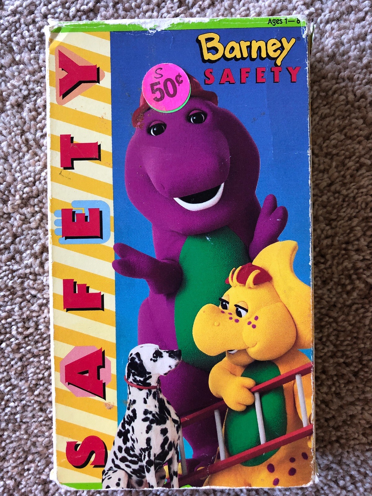 Vintage 6 VHS Collectible Children's Barney The Wiggles Blue's Clues ...