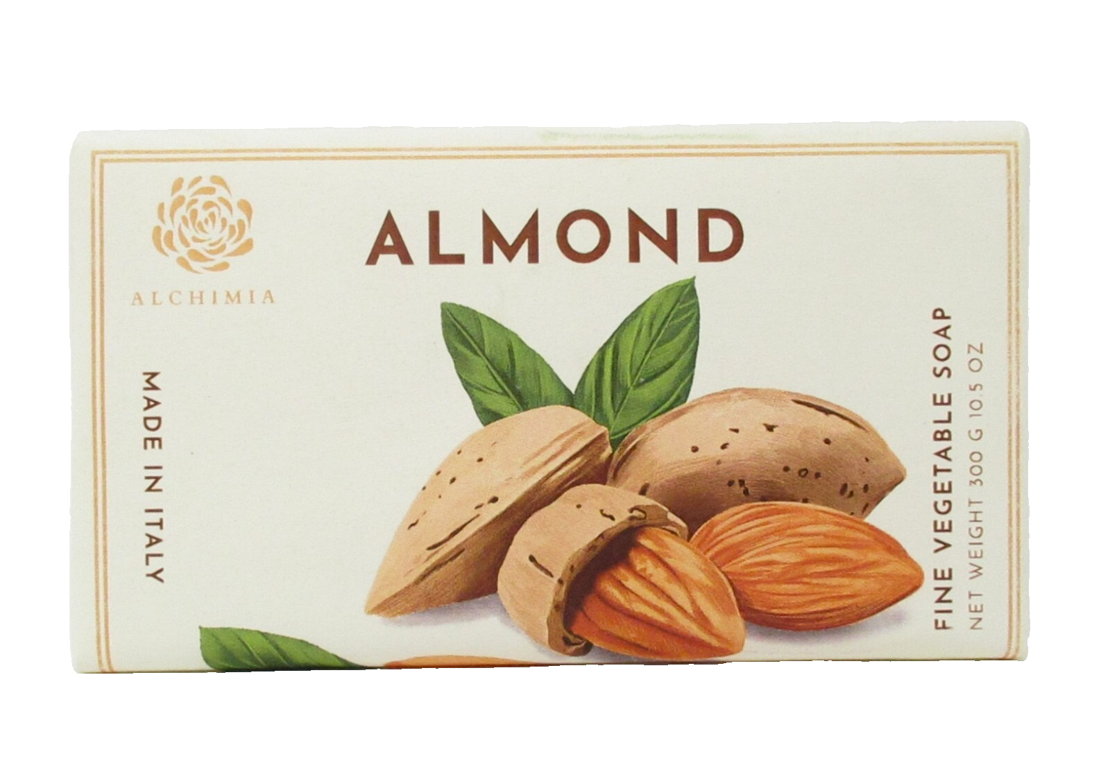 Alchimia Italian Luxury Vegetable Bath Bar Soap Almond scented large 10 ...