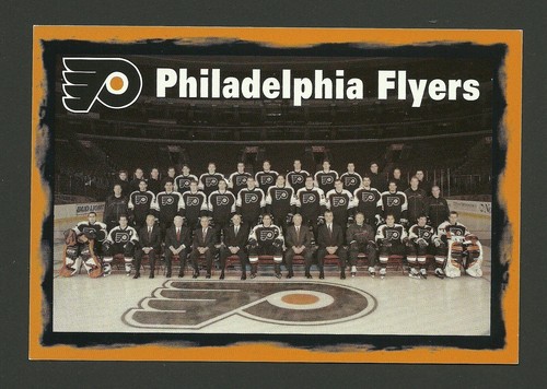 Philadelphia Flyers 2000-01 Team Issued Photo Hockey Card Postcard Size ...